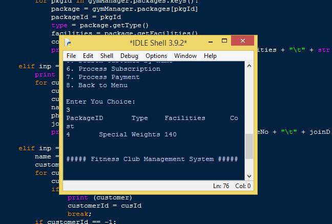 Fitness Club Management System in Python Free Source Code | SourceCodester